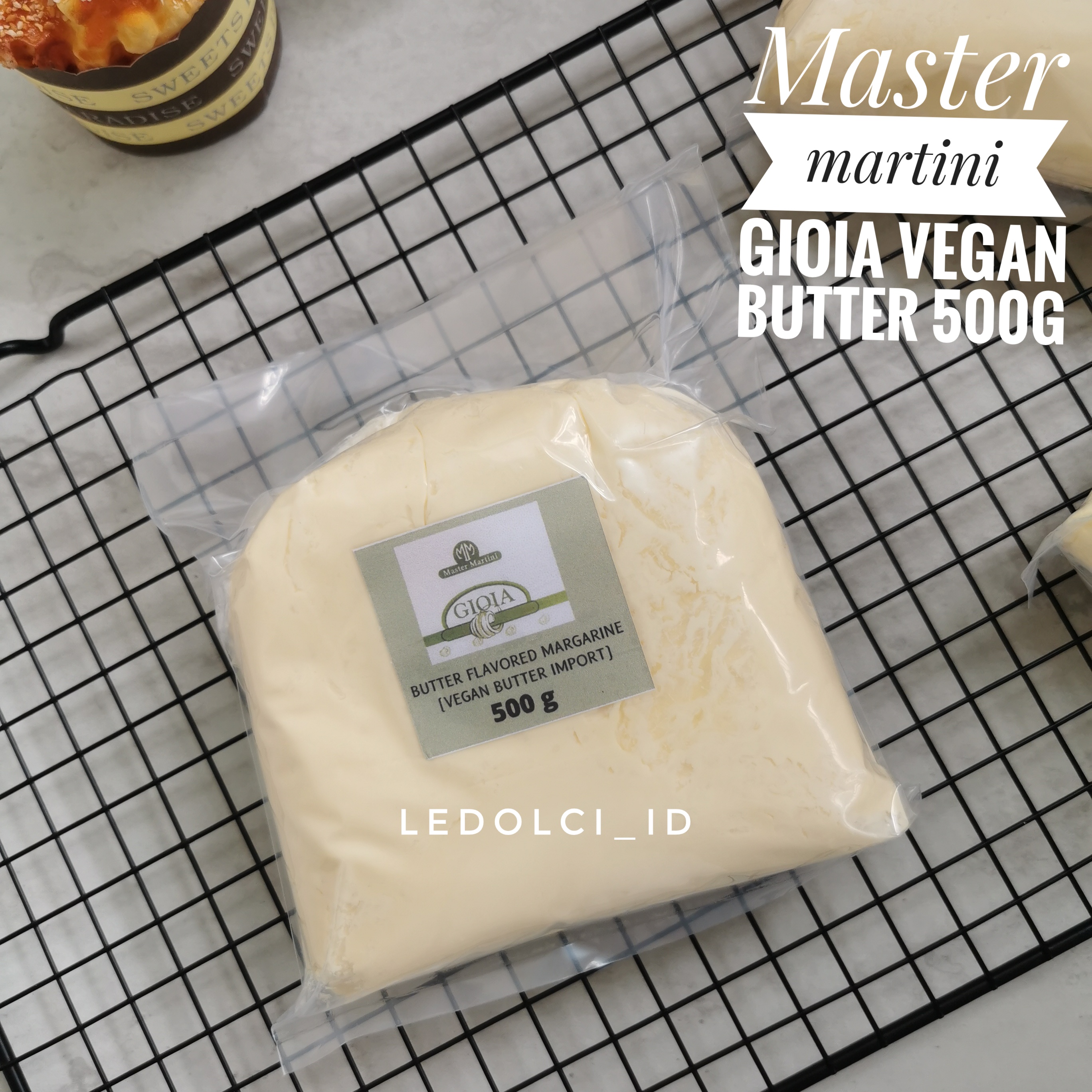 BUTTER FLAVORED VEGAN MARGARINE UNSALTED - MASTER GIOIA MENTEGA 500 GR ...