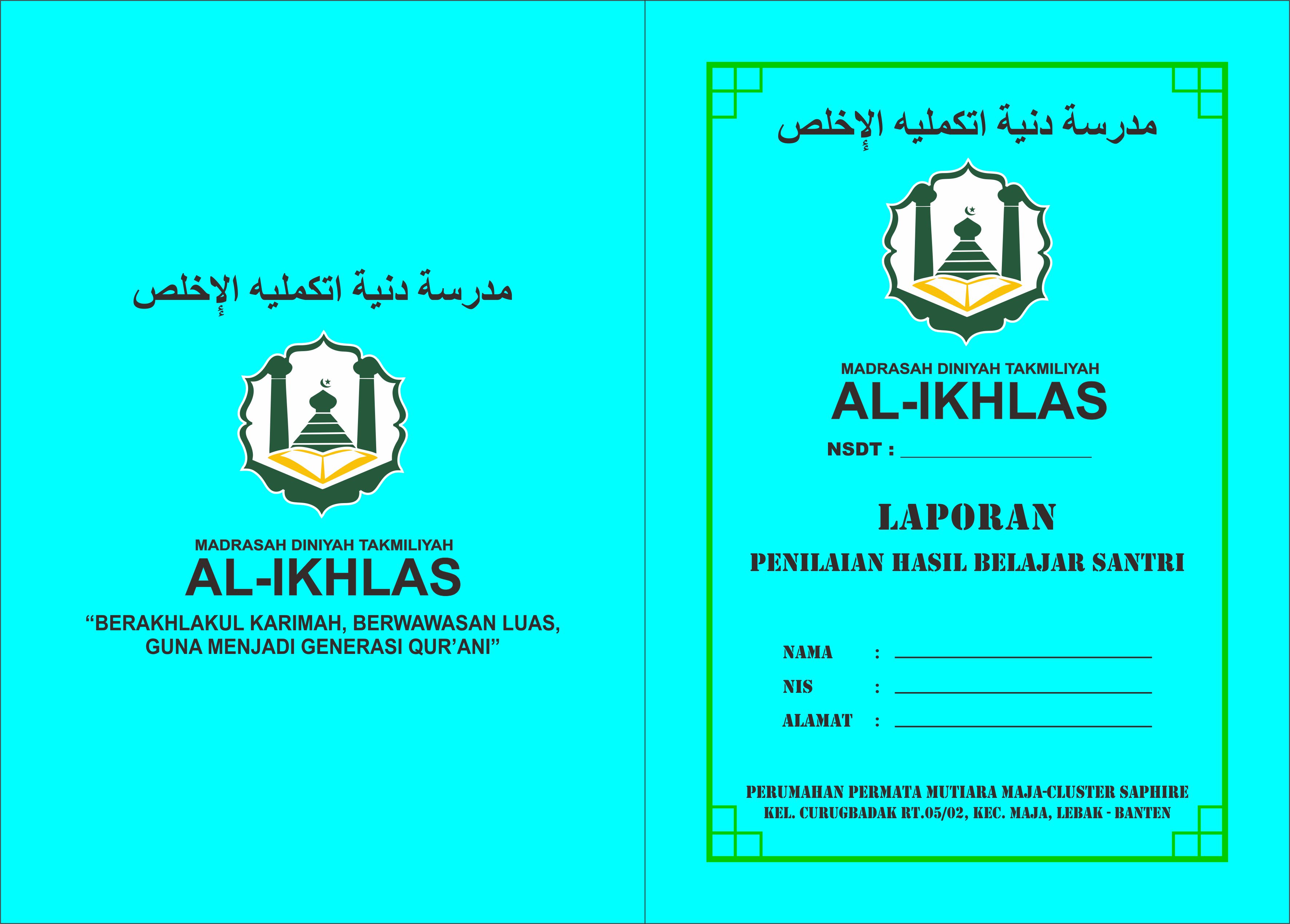 Raport TK,TPA,TPQ,PAUD, SD SMP, laporan perkembangan santri dll ...