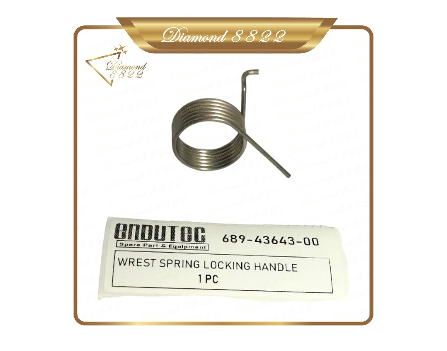 WREST SPRING, LOCKING HANDLE 25HP 689-43643-00 SPAREPART MESIN TEMPEL ...