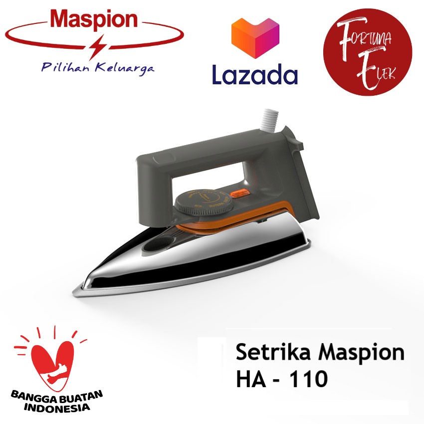 Maspion Setrika Listrik Otomatis HA-110 | Lazada Indonesia