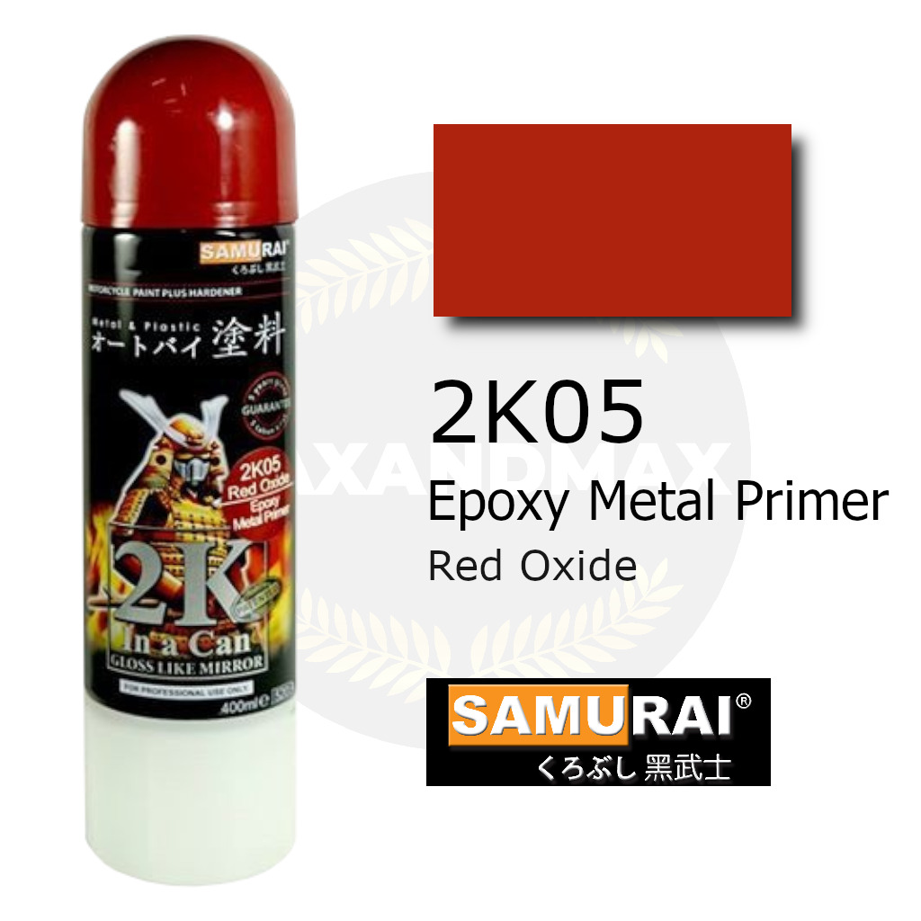 Pilox Cat Samurai Paint 2K05 Anti Karat Epoxy Metal Primer / Red Oxide ...