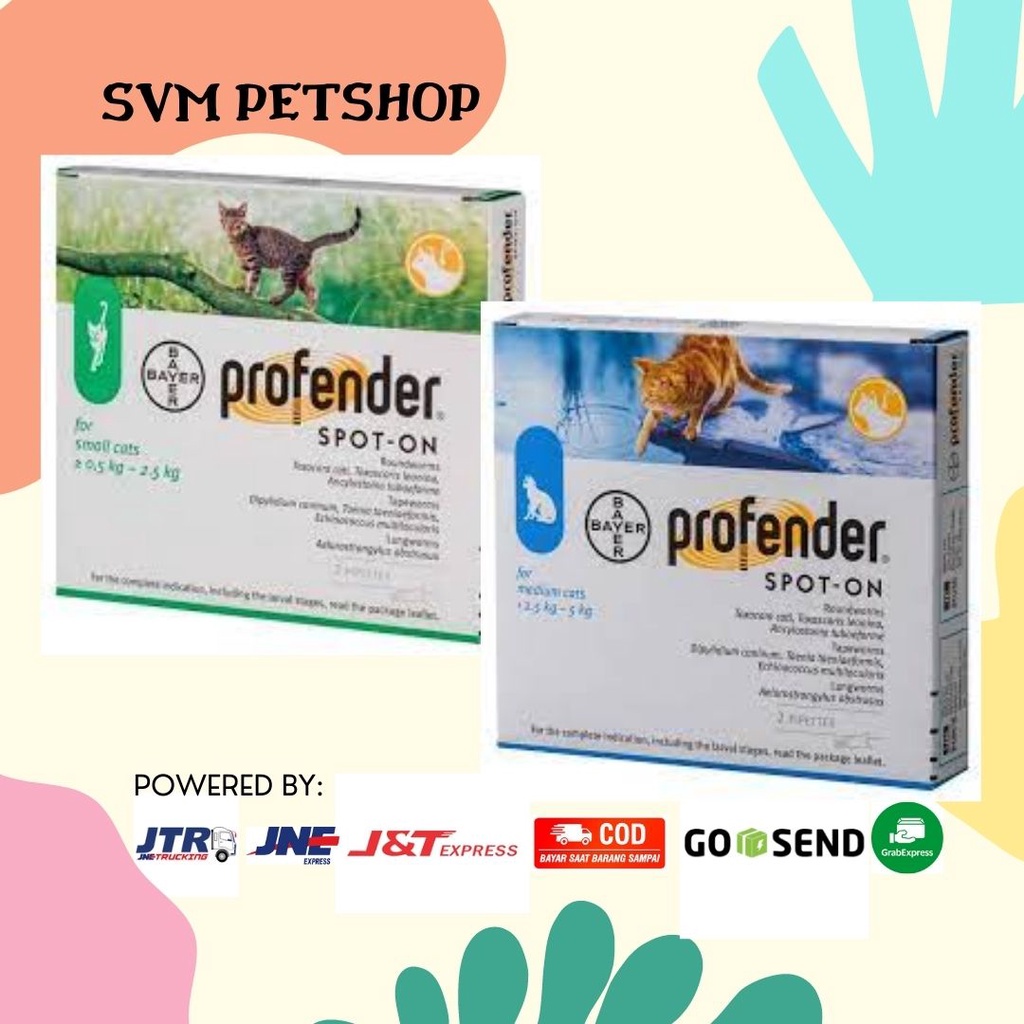 PROFENDER BAYER OBAT CACING TETES KUCING KITTEN DEWASA | Lazada Indonesia