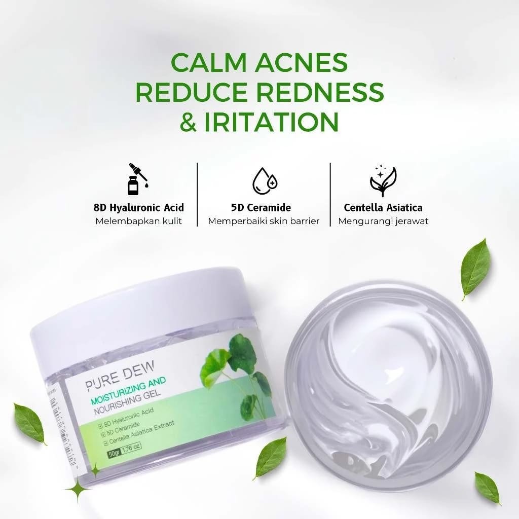 PURE DEW - 5X Ceramide Skin Barrier Hyalucera Moisturize Gel 50ml COD ...