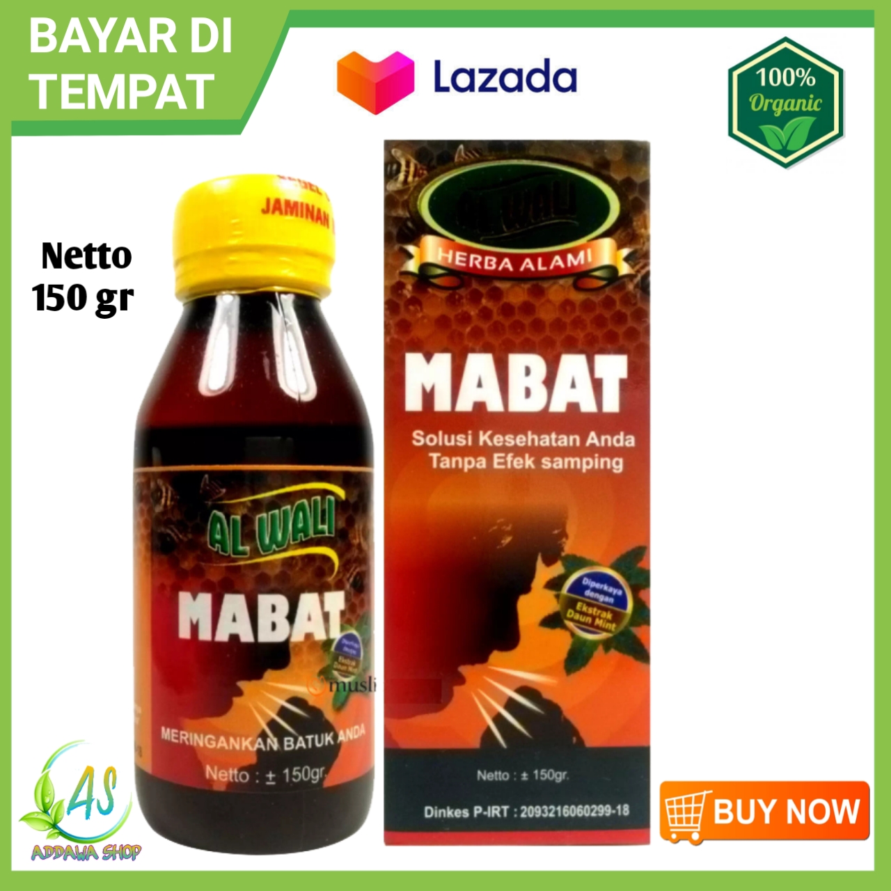 Madu Batuk MABAT Isi 150 gram - Madu Batuk MABAT isi 150 gram ADDAWA ...