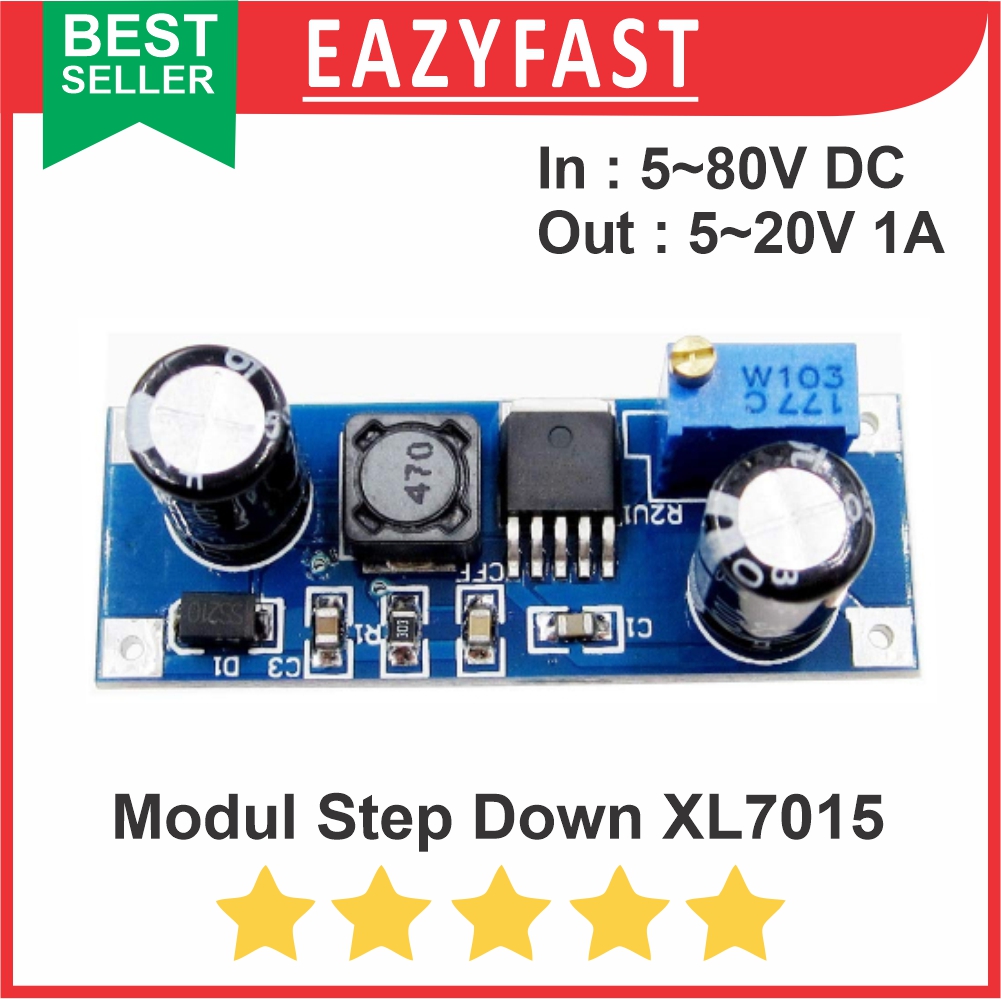 XL7015 Adjustable Step Down DC Regulator Buck Converter Power Module ...