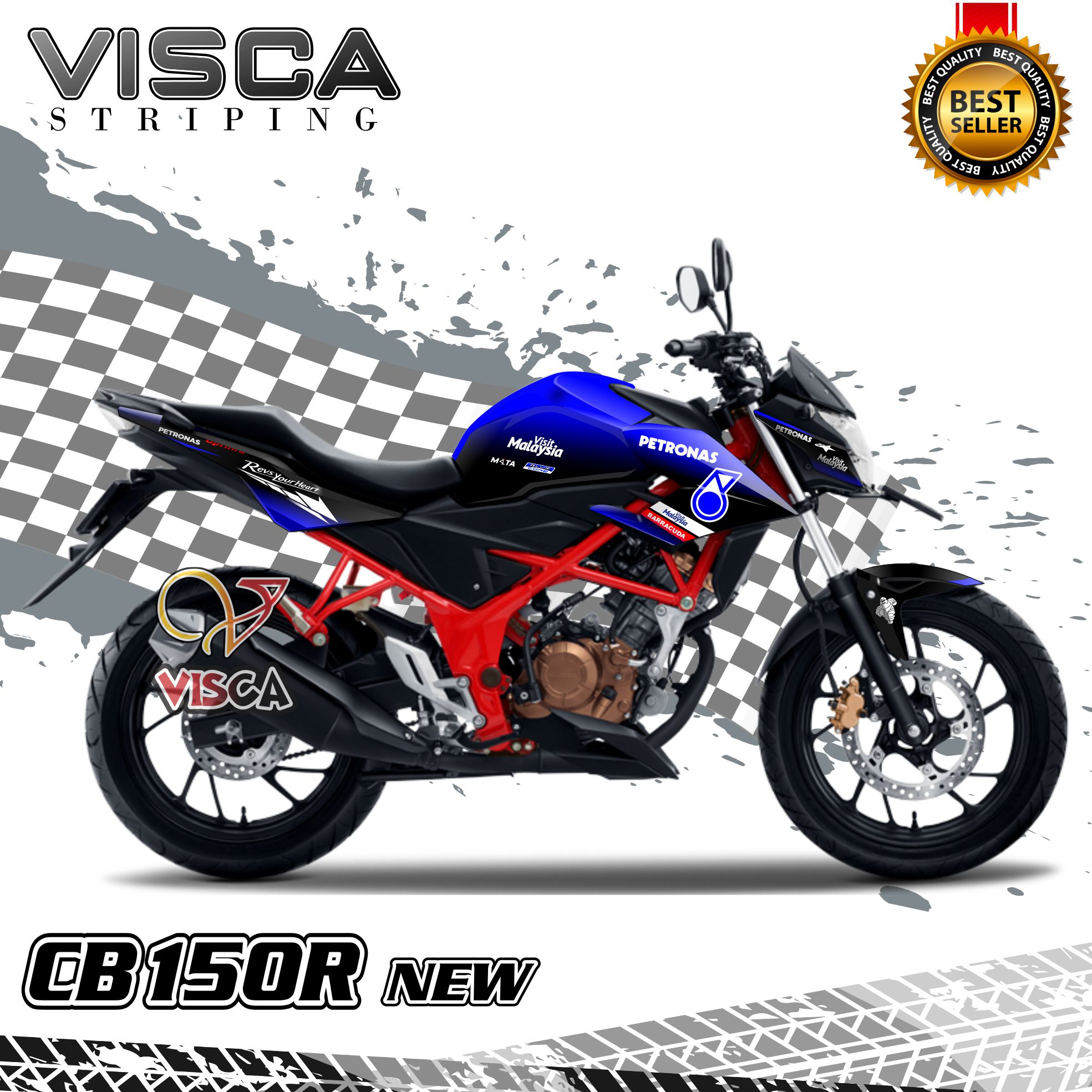 Stiker Striping CB 150R NEW Fullbody Variasi Petronas | Lazada Indonesia