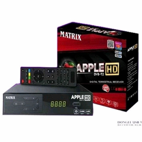 Matrix STB Set Top Box Digital TV APPLE HD DVB-T2 MERAH STB MATRIX ...