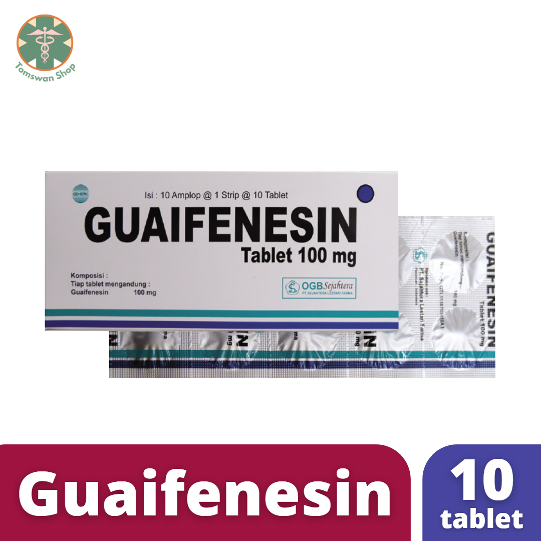 GUAIFENESIN 100 mg 10 Tablet | Lazada Indonesia