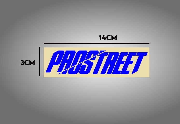 STIKER GAMBAR HOLOGRAM PROSTREET UKURAN 3.5X15CM & CUTTING PROSTREET ...