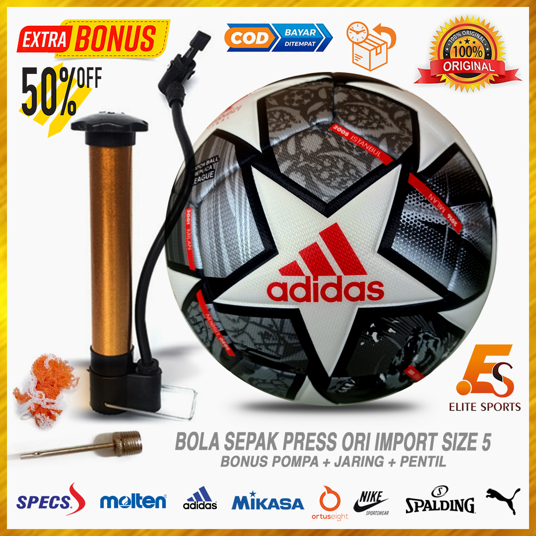 Bola Sepakbola Size 5 Bola Sepak Untuk Dewasa Lapangan Besar Model ...