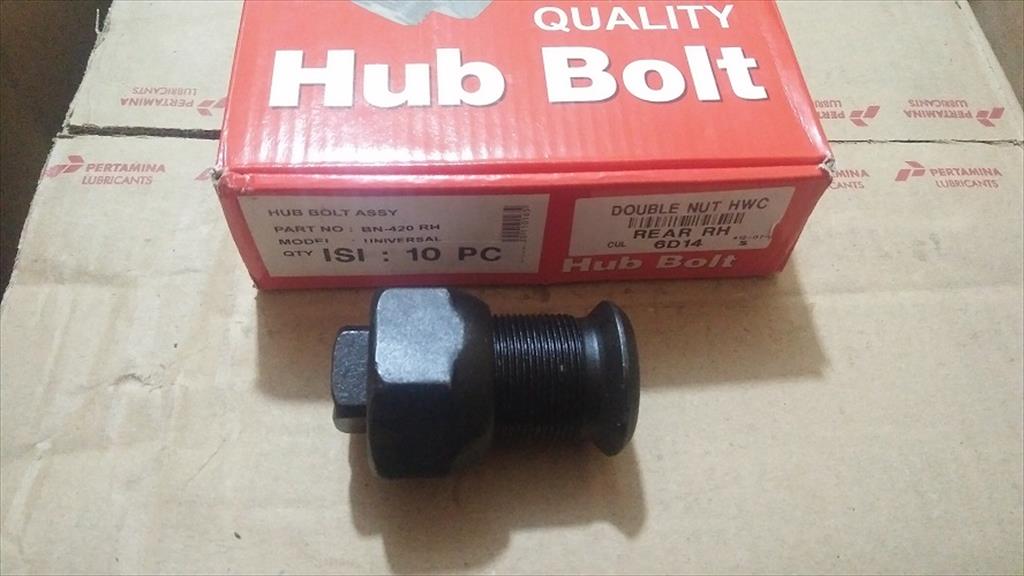 Double Nut Mur Baut Roda Truk K.41 Hino Jumbo Lohan Dutro Kanan HWC ...
