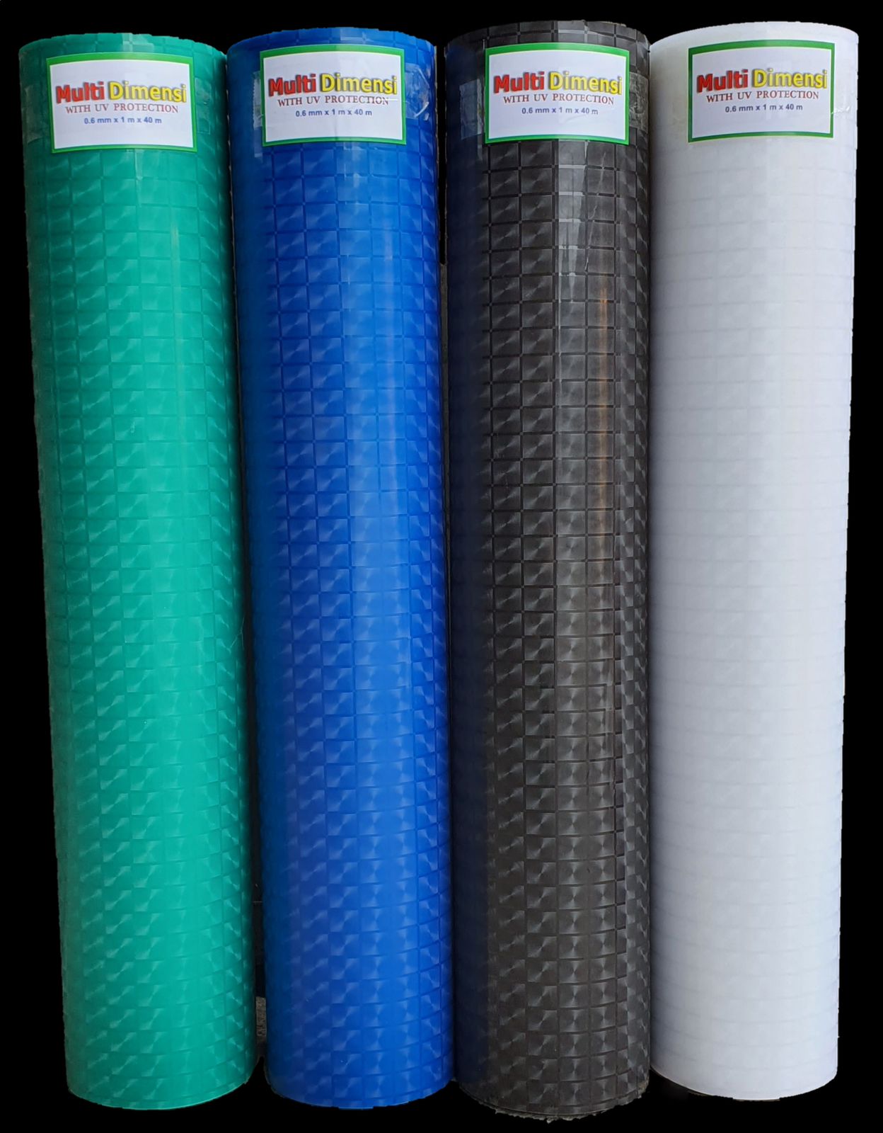 Fiber Plat Pagar Plastik Penutup Pagar Motif Multi Dimensi Per Meter ...