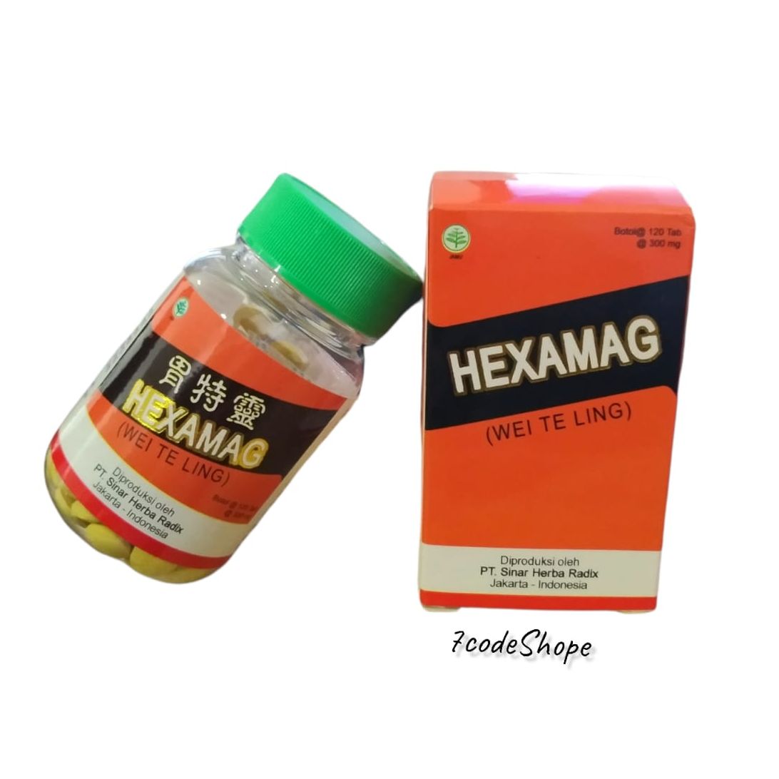 HEXAMAG 120'S Wei Te Ling - Lambung Usus Maag Pencernaan | Lazada Indonesia