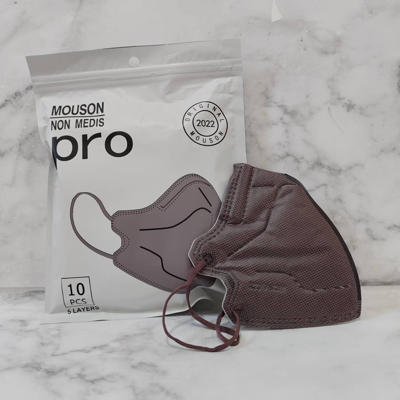 MASKER KN95 PRO MOUSON 5PLY ISI 10 PCS WARNA WARNI DISPOSABLE MASK ...