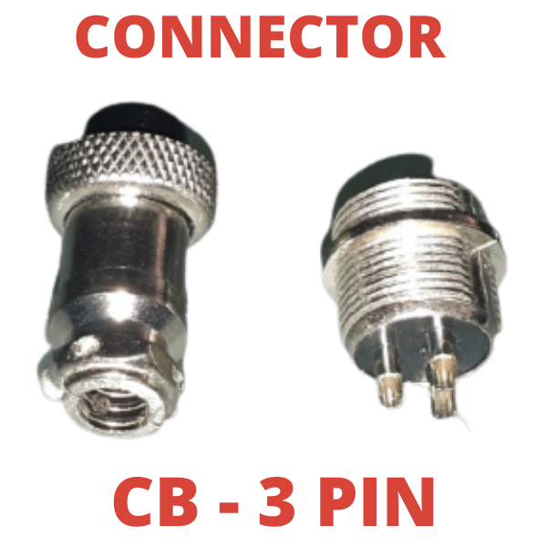 CONECTOR KONEKTOR CB 3 PIN (1 BIJI) V2 CONNECTOR SOCKET MIXER ADAPTOR ...