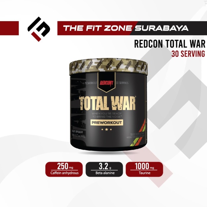 Redcon1 Total War Pre Workout 30 Servings Redcon 1 | Lazada Indonesia