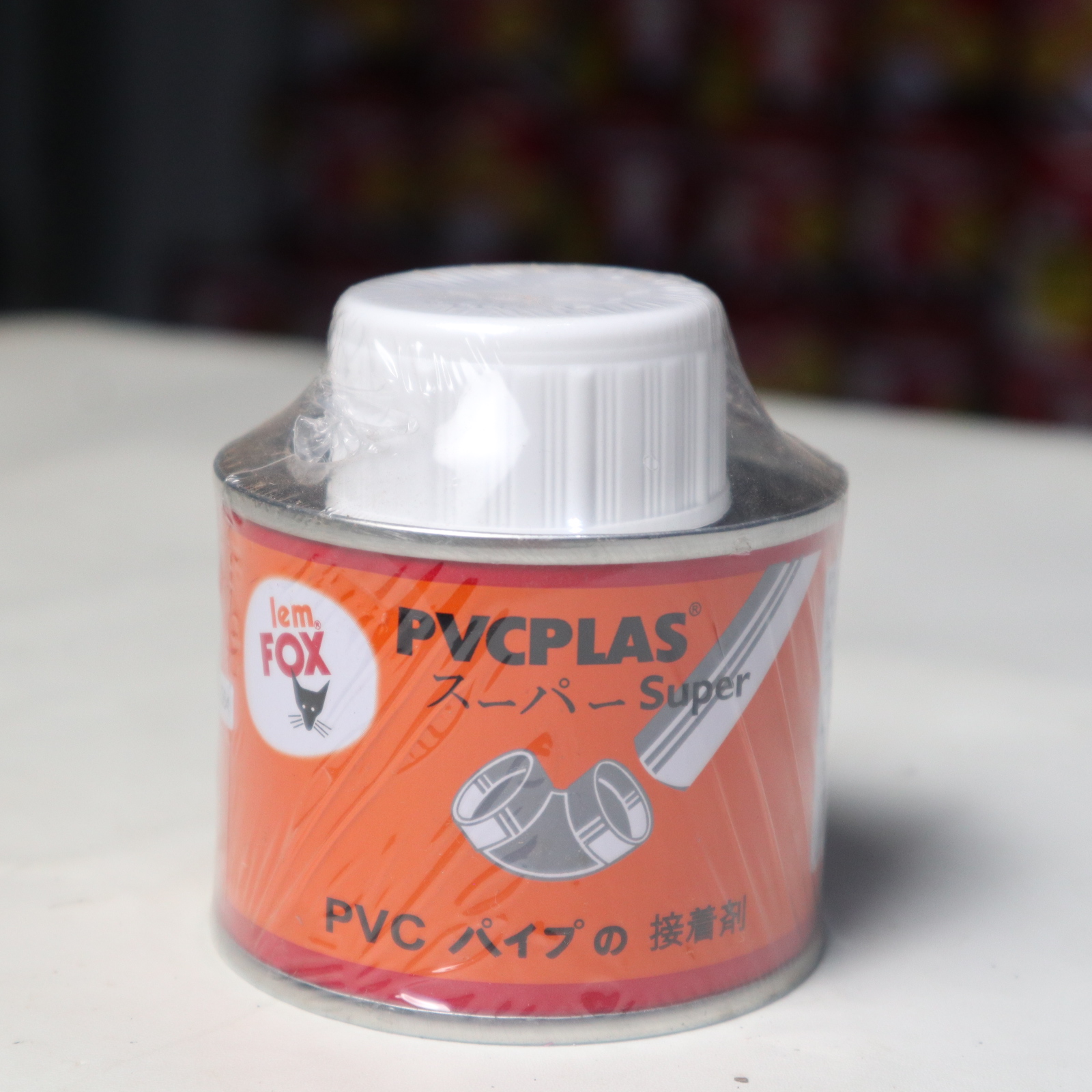 Lem FOX PVCPLAS 100 Gram Kemasan Kaleng, Lem Pipa Pralon Lem Pipa PVC ...