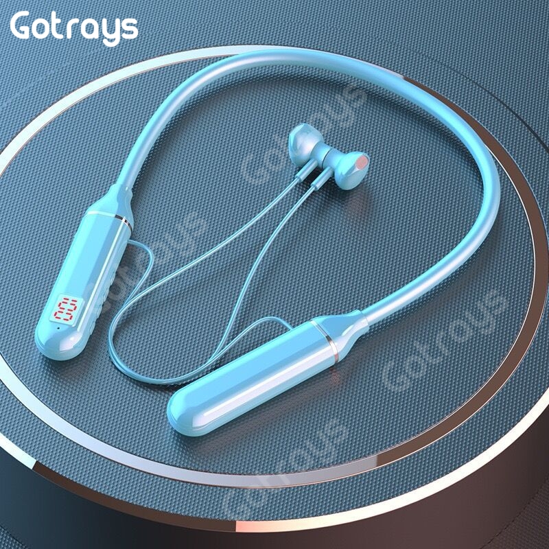 Gotrays Leher Gantung Headset Bluetooth Headphone Gerakan Mode Ringan ...
