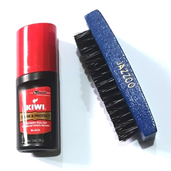 Semir Sepatu Kiwi 30ml Cair hitam, coklat, netral | Lazada Indonesia