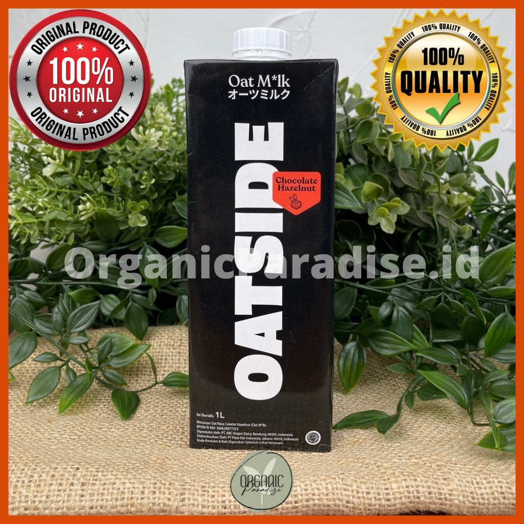 Oatside Oat Milk Barista Chocolate Hazelnut / Susu Gandum 1 Liter ...