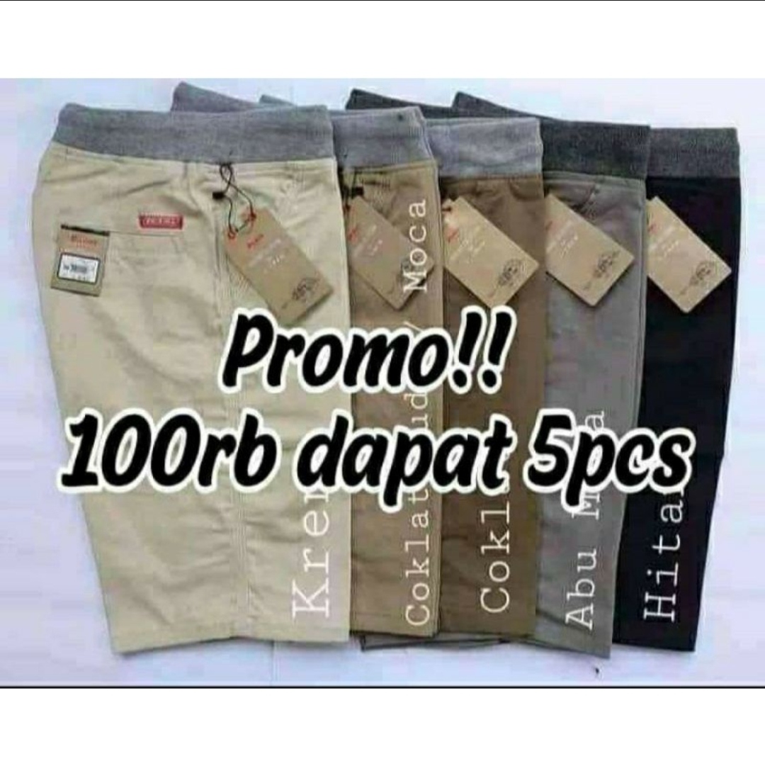 ( LAGI DISKON 60 RB DAPAT 5 ) CHINOS PENDEK DEWASA COD || CELANA PENDEK DISTRO CHINO COD ...