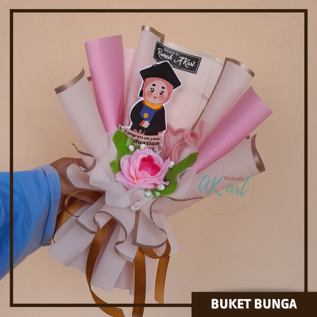 HADIAH BUKET EDISI WISUDA GRADUATION, KELULUSAN, BOUQUET BUNGA | Lazada ...