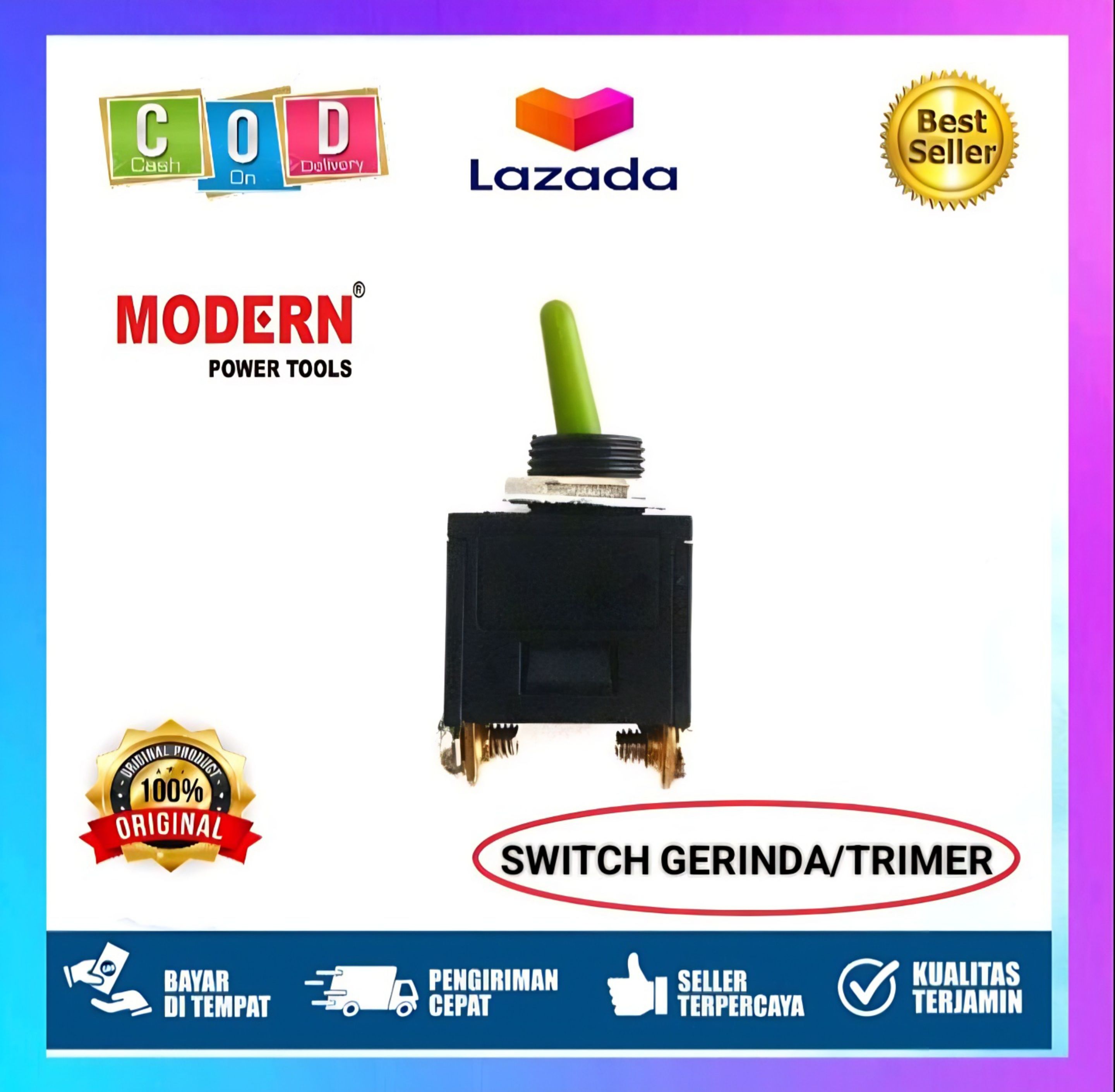 MODERN Switch M-2700 Saklar Mesin Profil Kayu Router Trimmer M2700 ...