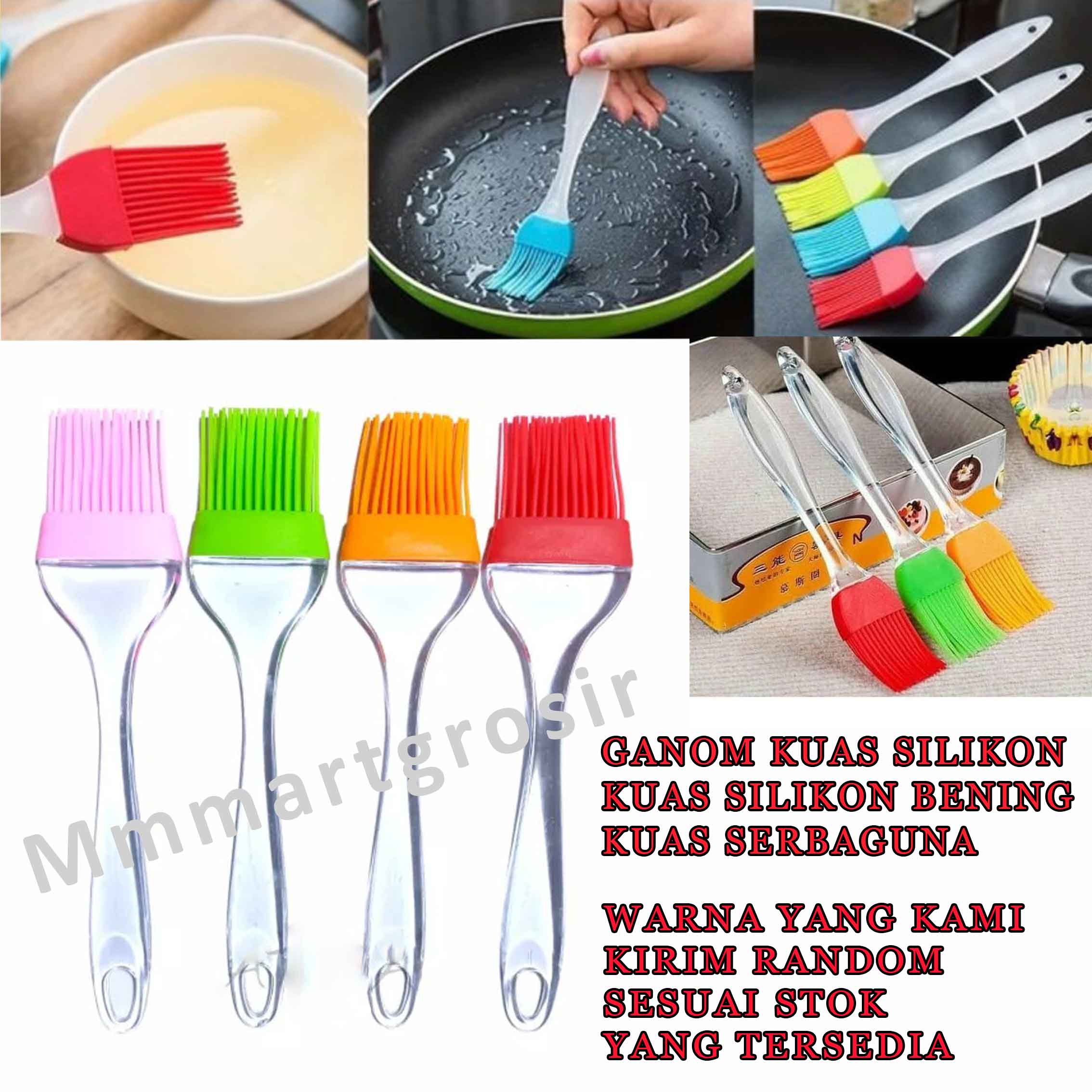 Ganom / Kuas Silikon / Kuas Multifungsi / Kuas Ganom Bening | Lazada ...