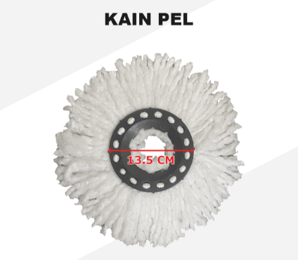 Refill Kain Pel Lantai Spin Mop Bulat Refill Microfiber Super Pel ...