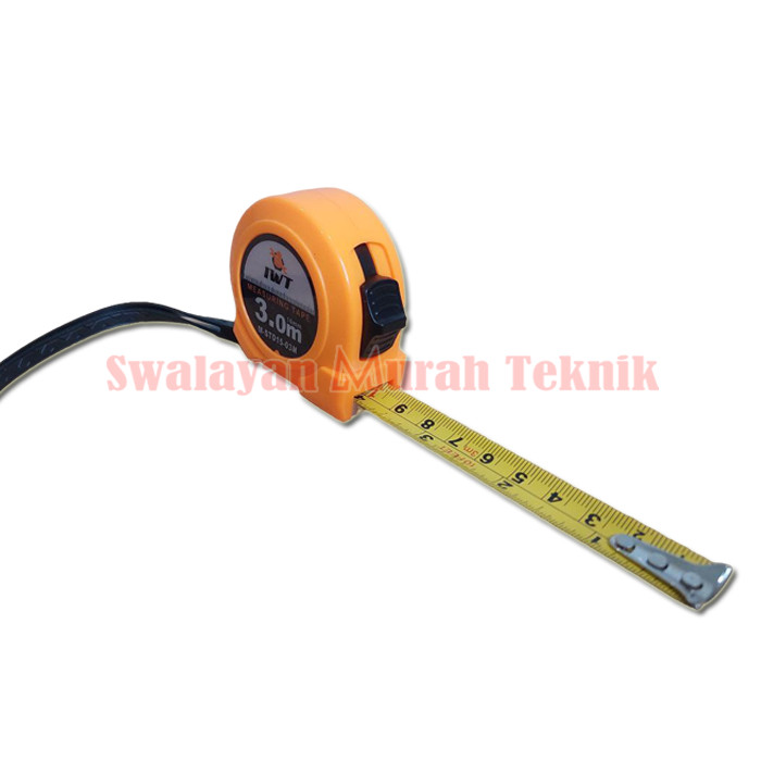 IWT Meteran 3Mx16MM Roll Meter Matic Measuring Tape Plastik 3 Meter ...