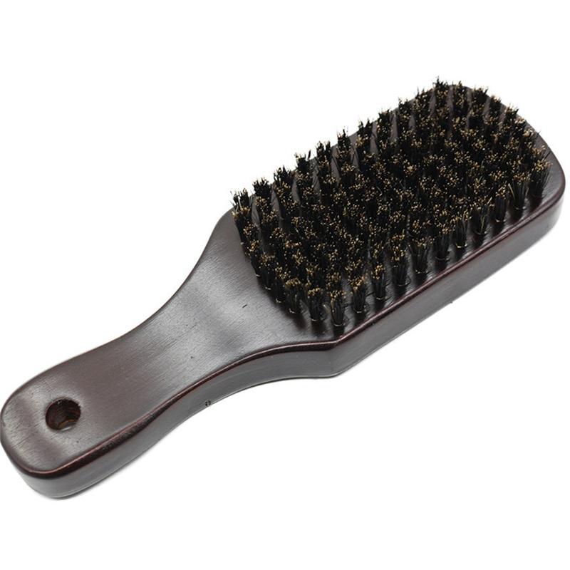 Small Size Solid Wood Mustache Beard Brush Men's Beard Shaving Comb ...