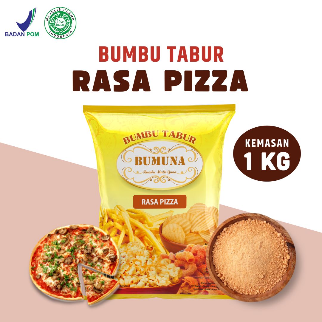 Bumbu Tabur Rasa Pizza 1 Kg Bumuna / Seasoning Powder/ bumbu kripik ...