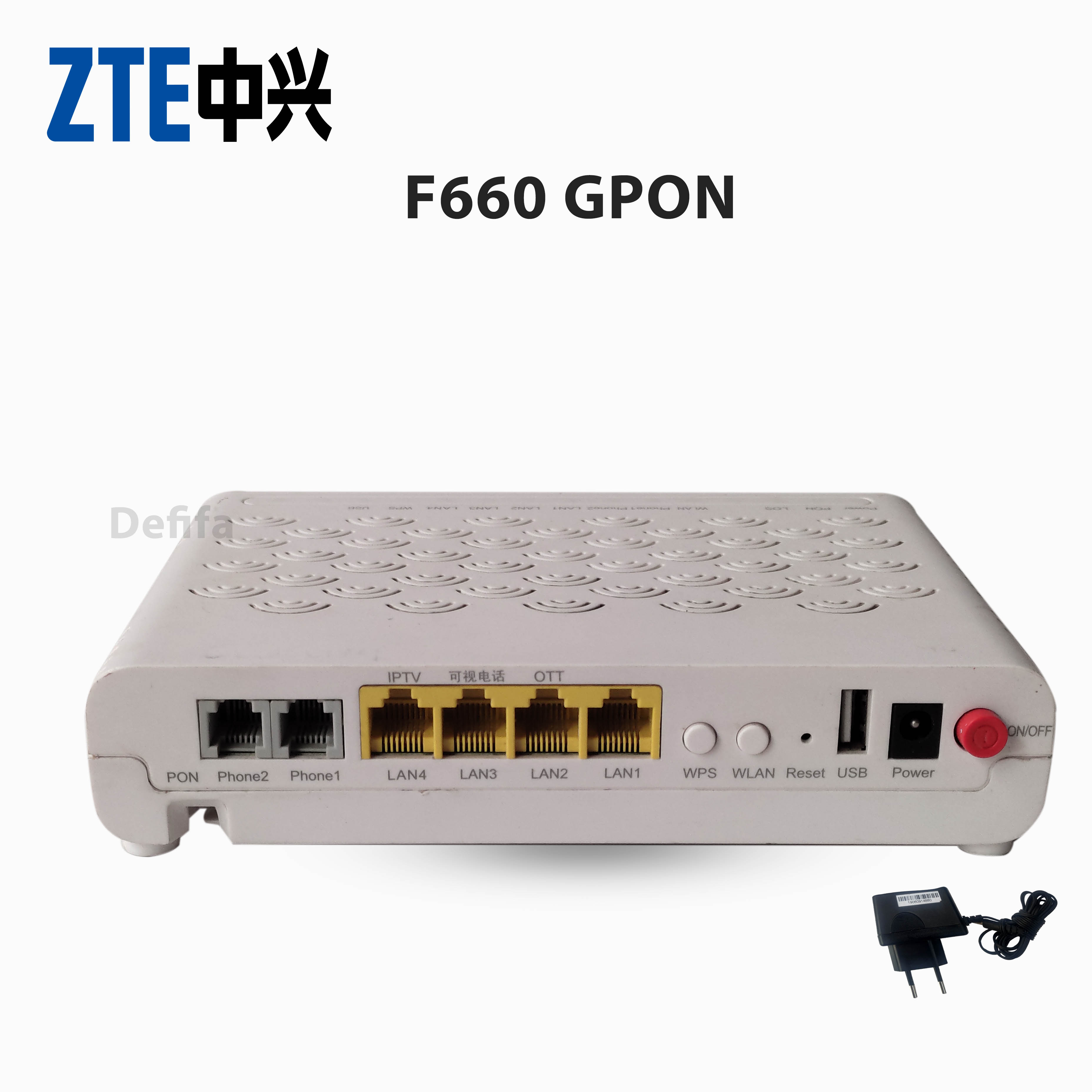 Modem FTTH Wifi Router ZTE ZXA10 F660 ONT GPON ONU | Lazada Indonesia