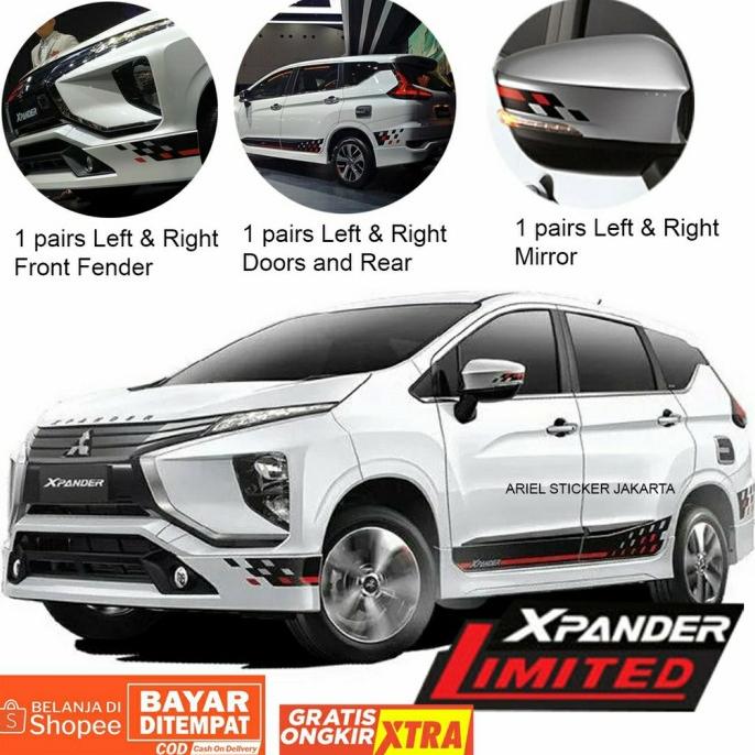 Terlaris Stiker Lis Striping Decal Mobil Mitsubishi Xpander Expander ...