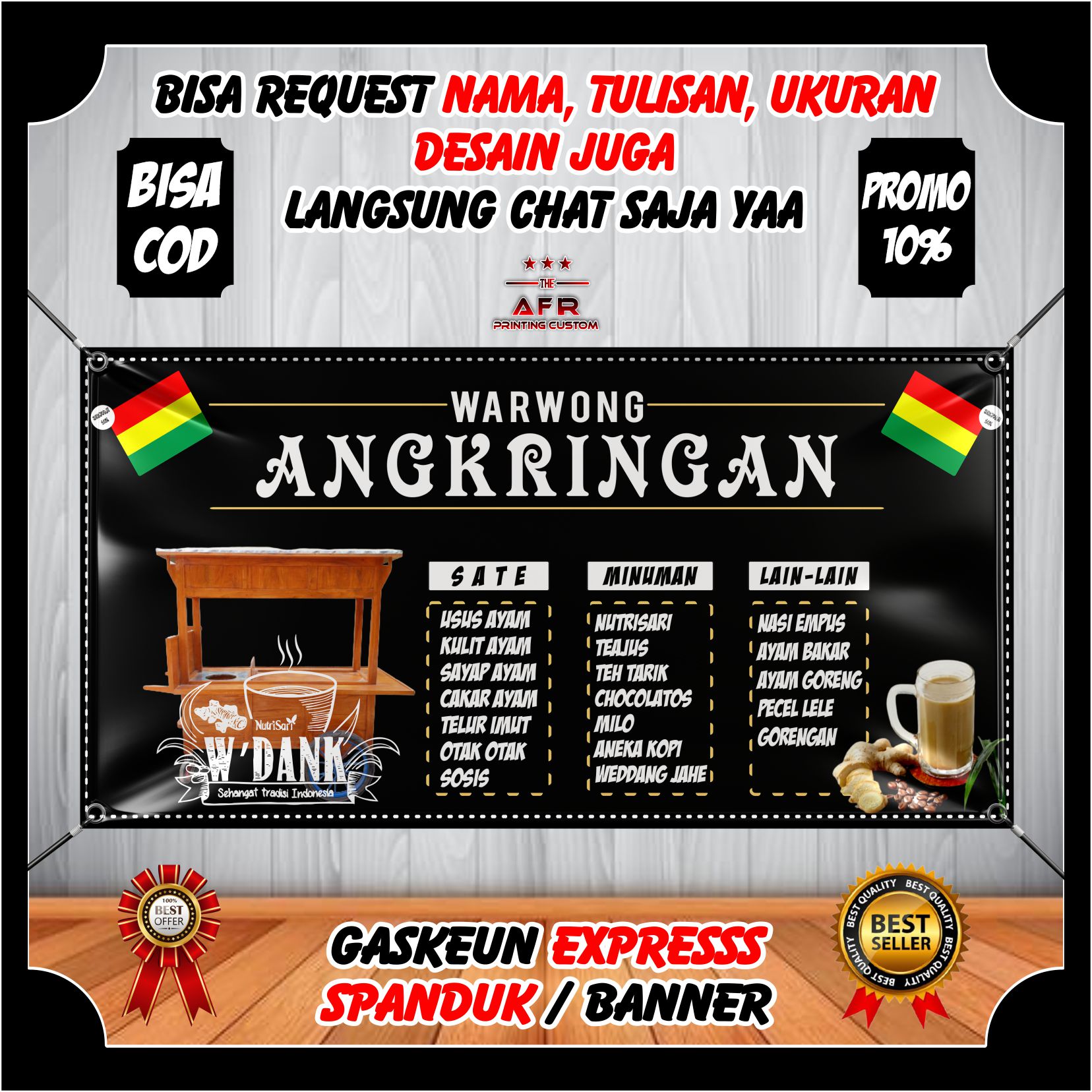 spanduk banner angkringan spanduk custom jualan spanduk banner jualan ...