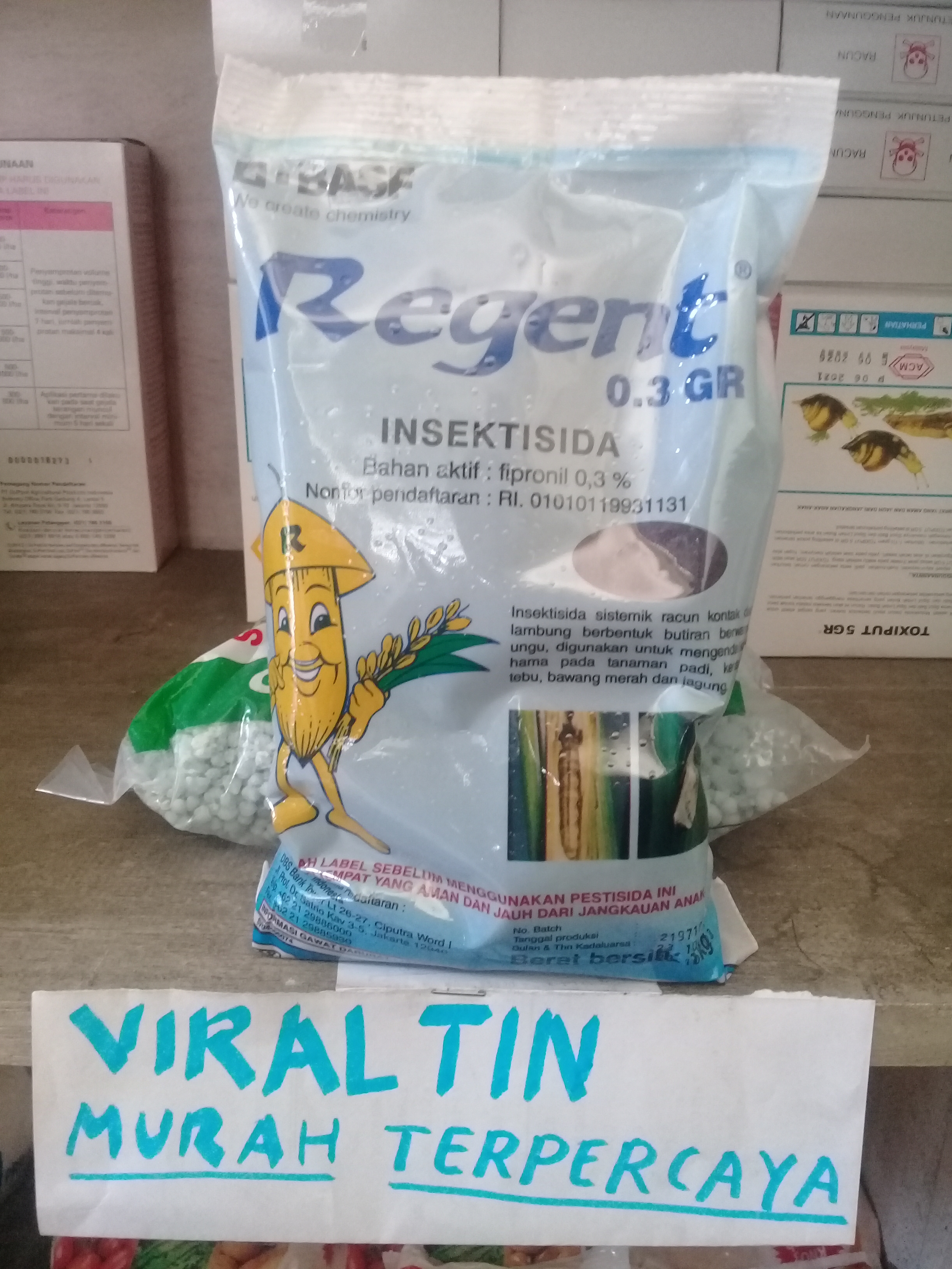 regent tabur 1 kg , insektisida pembasmi hama tanaman. | Lazada Indonesia