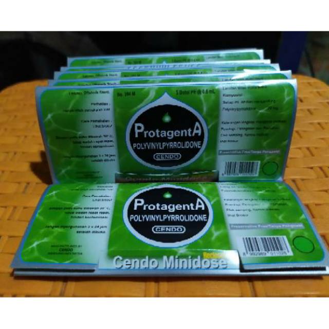 Cendo Protagenta Minidose 5 x 0.6 ml Tetes Mata Cairan Air Mata Buatan ...