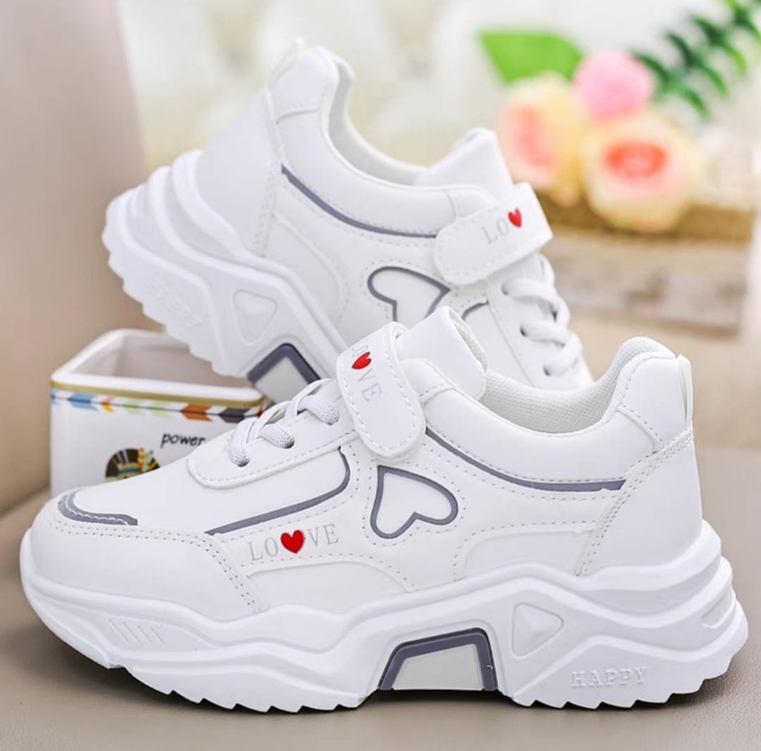 DM SHOPP - Sepatu Sneakers Anak Perempuan Model Velcro Love AS 162 ...