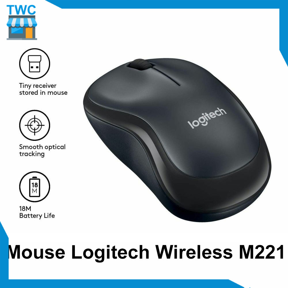 Mouse Logitech Wireless M221 Warna Random / Mouse Bluetooth Logitech ...