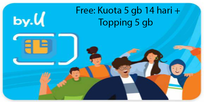 [COD] Kartu Perdana Byu 3gb/14 hari + Topping 2 gb | Lazada Indonesia