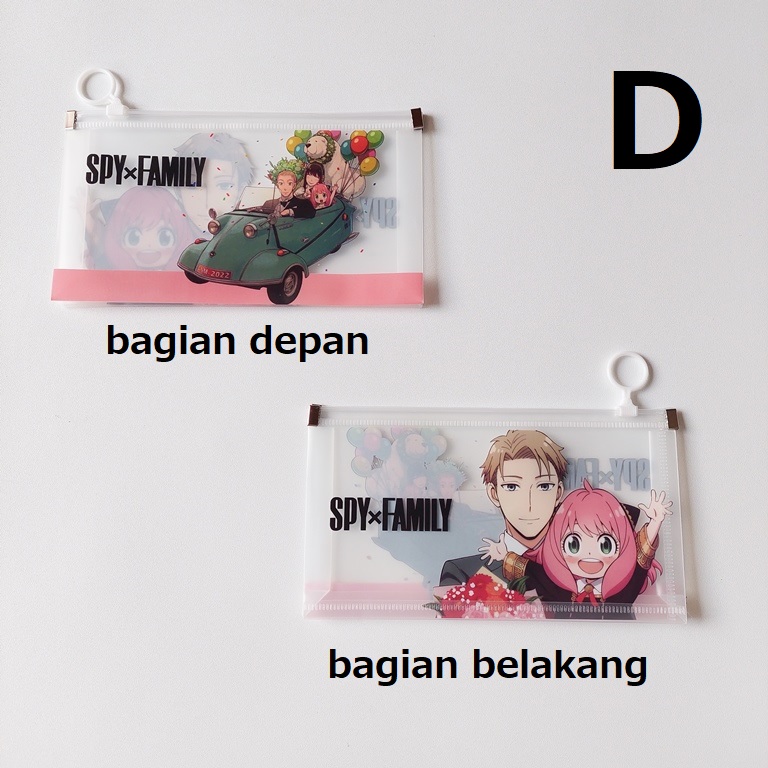 SXF005 – Tempat Kotak Pensil Pencil Case Pouch Zip Lock Alat Tulis Spy ...