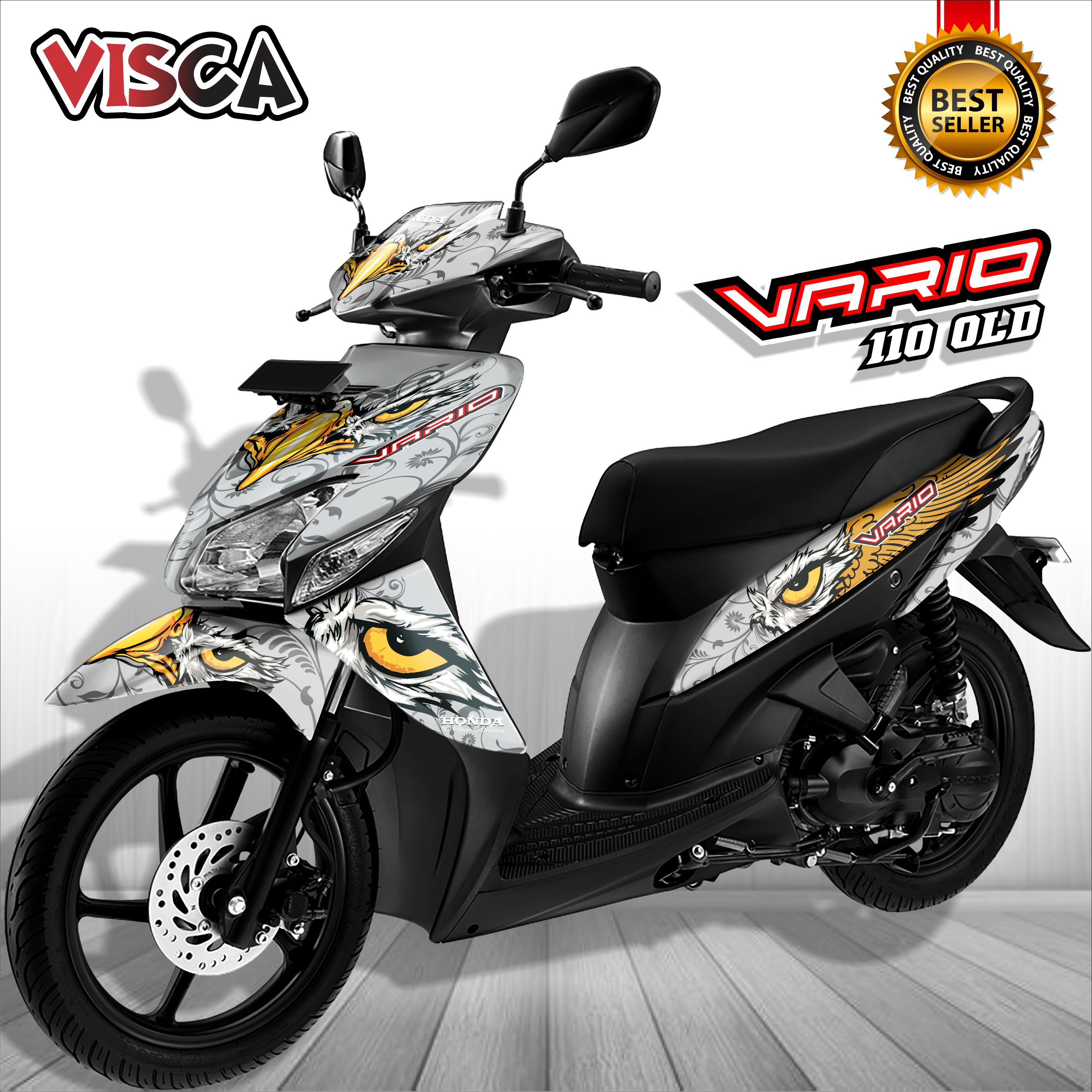 Decal Vario 110 Karbu Full Body Stiker Vario 110 Karbu Lama Striping ...
