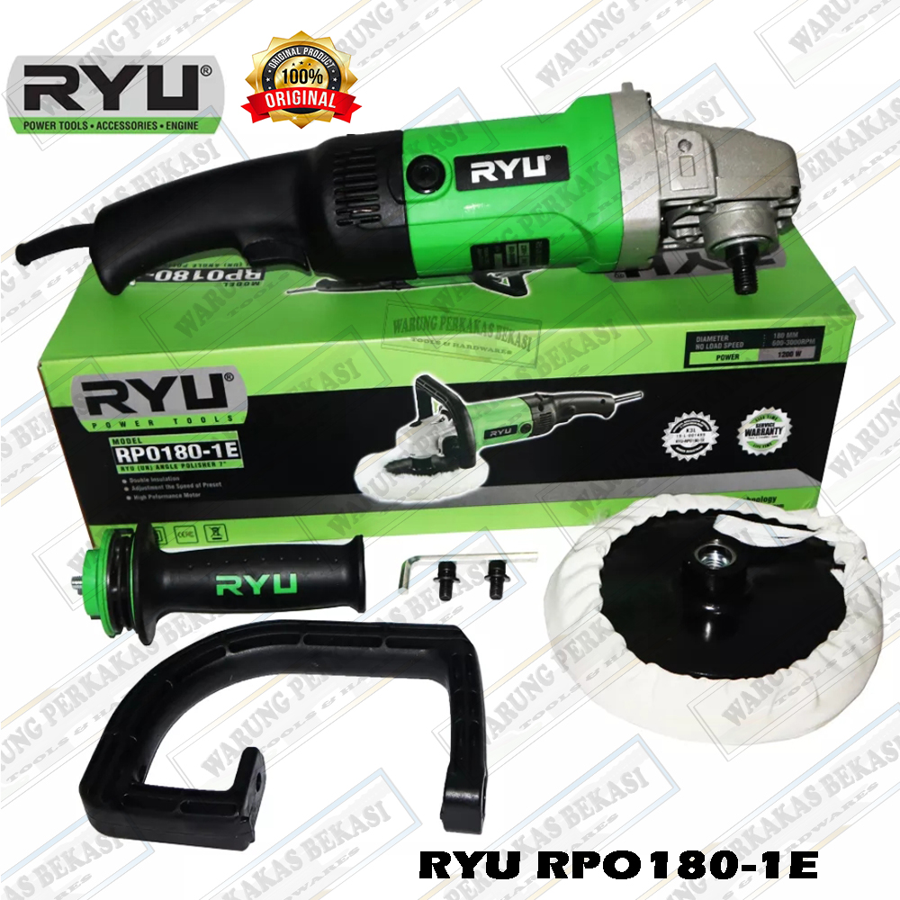 RYU Tekiro Japan Technology 7in Mesin Gerinda Poles Besar Body Mobil Angle Polisher 7 inch 7 ...