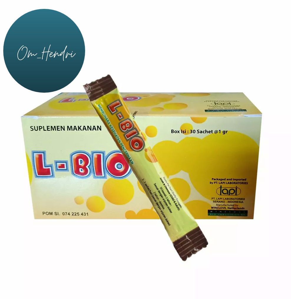 L-Bio Granul PerSachet Menjaga Keseimbangan Bakteri Dalam Pencernaan ...