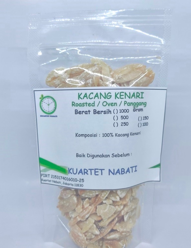 100gr Roasted Kacang Kenari / Pili Nuts Oven - Panggang - Matang ...