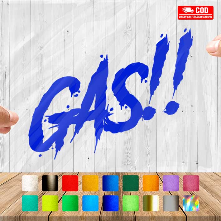 Cutting Stiker Gas Poll Variasi Motor Cover Mobil Sticker Keren ...