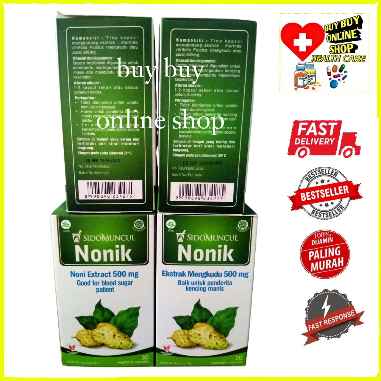 Sidomuncul Nonik isi 30 | Lazada Indonesia