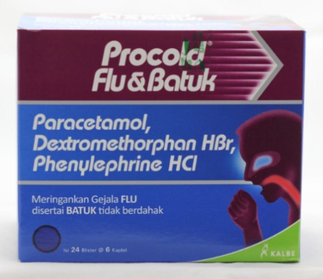 Procold Obat Flu & Batuk 2 Strip isi 6 Kaplet | Lazada Indonesia
