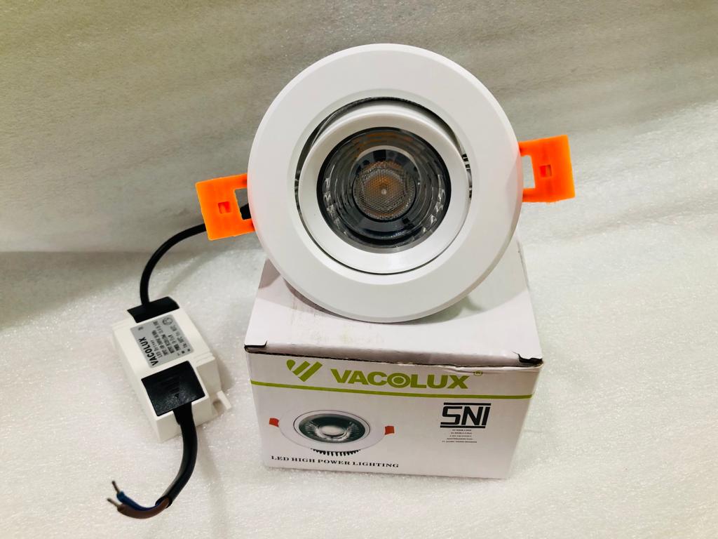 Downlight Led Vacolux VL-1718 7w Cahaya Kuning | Lazada Indonesia