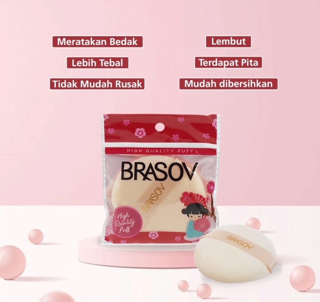 Brasov Spons Bedak Bulat Pita Ukuran Besar / SPONDS BEDAK TABUR ...
